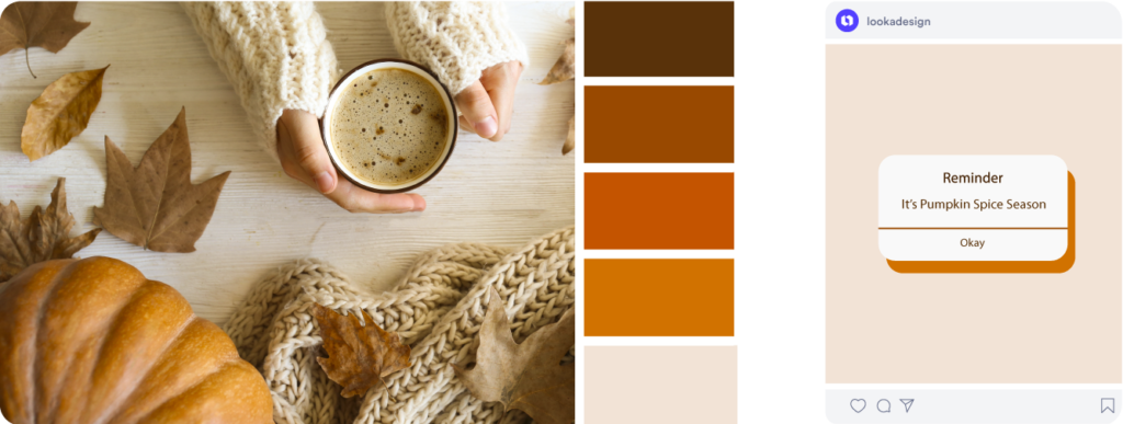 20 Fall Color Palettes for a Warm Fall Aesthetic | Looka