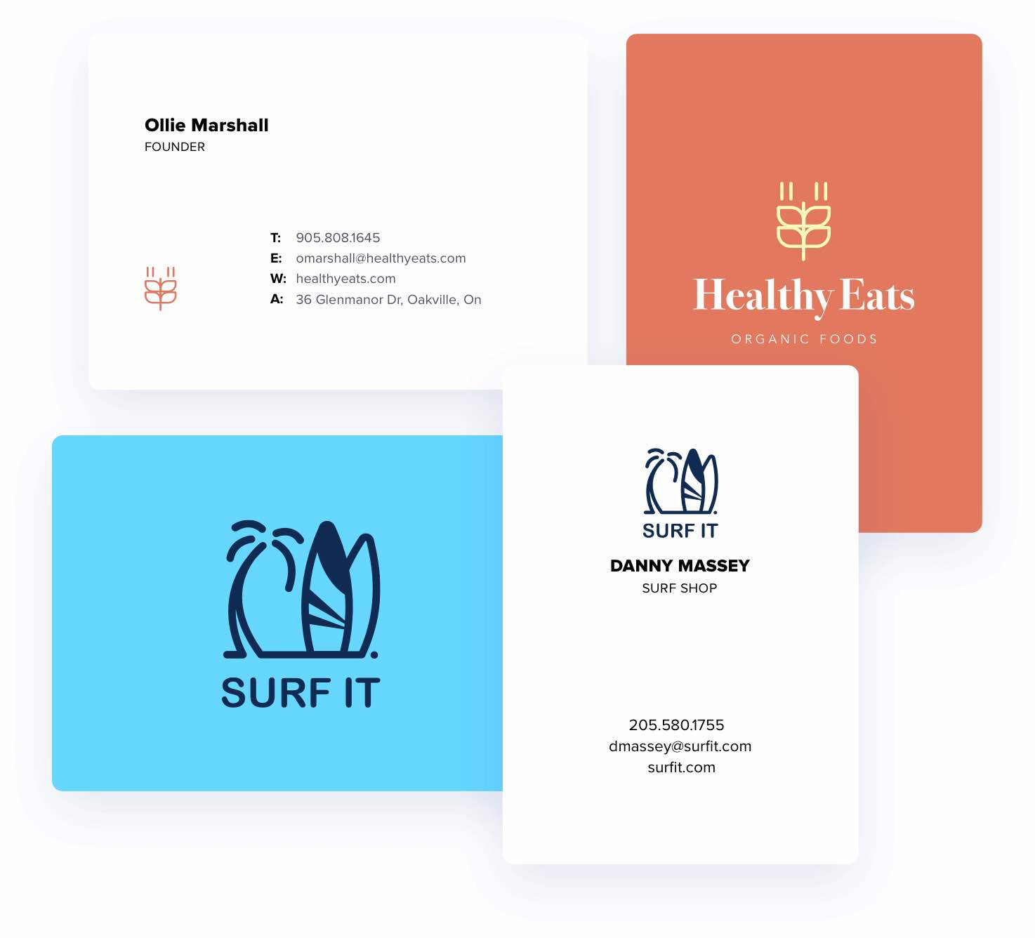 Business Cards - Create Custom Designs in Minutes | Looka