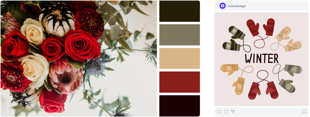 30 Winter and Christmas Color Palettes To Warm You Up | Looka
