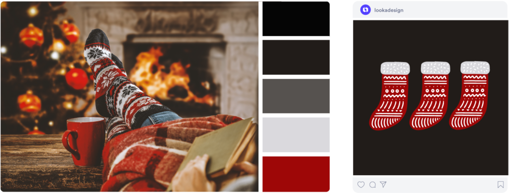 30 Winter and Christmas Color Palettes To Warm You Up | Looka