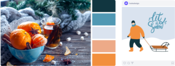 30 Winter and Christmas Color Palettes To Warm You Up | Looka