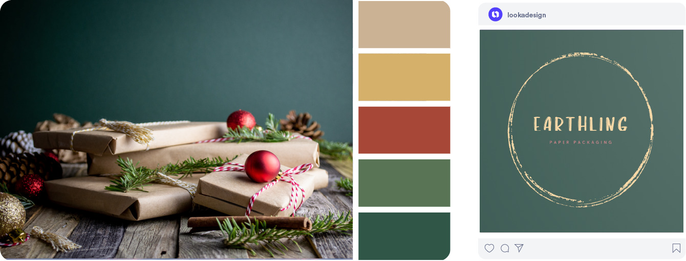 30 Winter and Christmas Color Palettes To Warm You Up | Looka