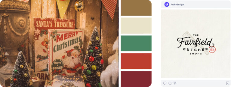 30 Winter and Christmas Color Palettes To Warm You Up | Looka
