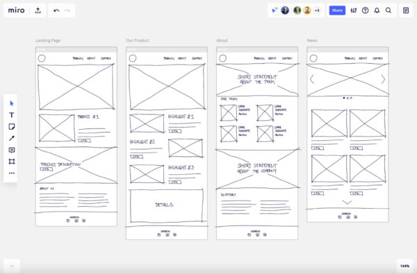 Share More Than 79 Sketch Website Wireframe Latest In eteachers