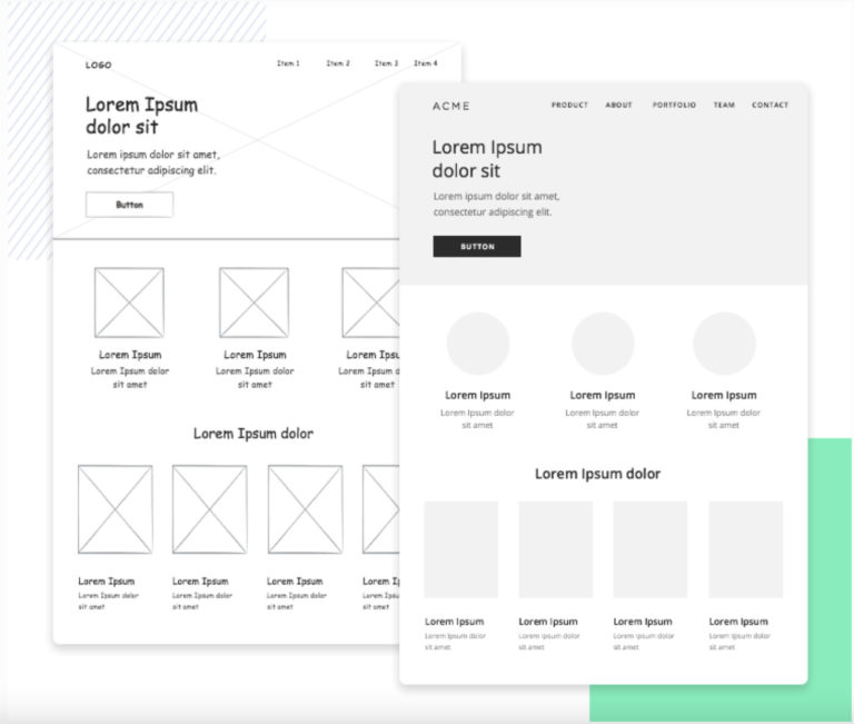 15 Wireframe Examples and How to Make Your Own | Looka