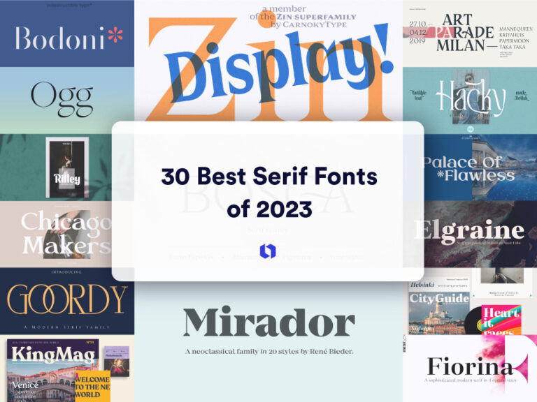 The 31 Best Serif Fonts of 2023 | Looka