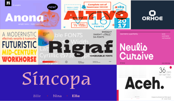 Top 44 Modern Fonts for Trendy Designs in 2025 | Looka