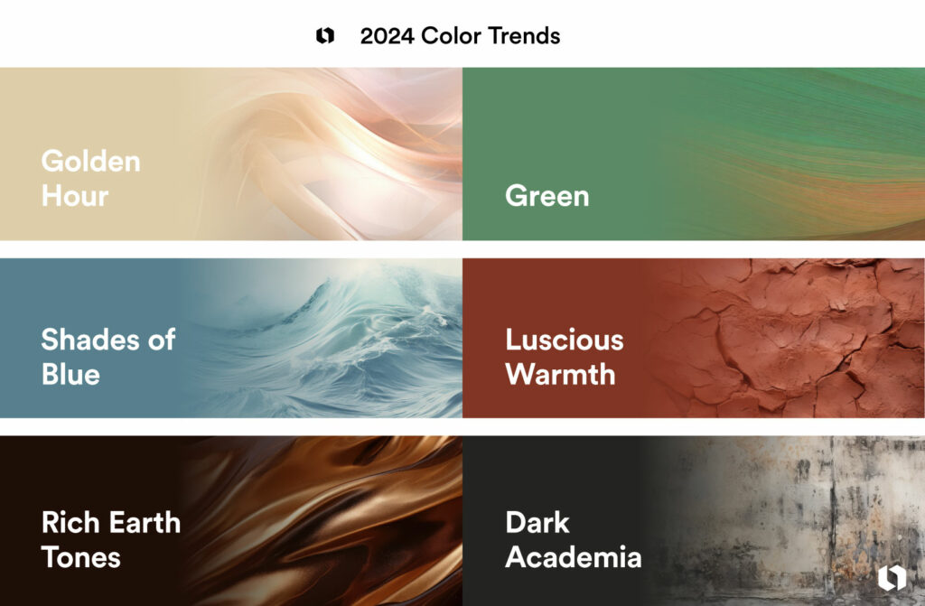 Top 6 Color Trends of 2024 + Color Inspiration | Looka