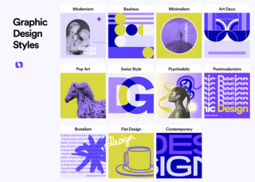 Graphic Design Styles: A Visual Guide From Modern to Contemporary | Looka