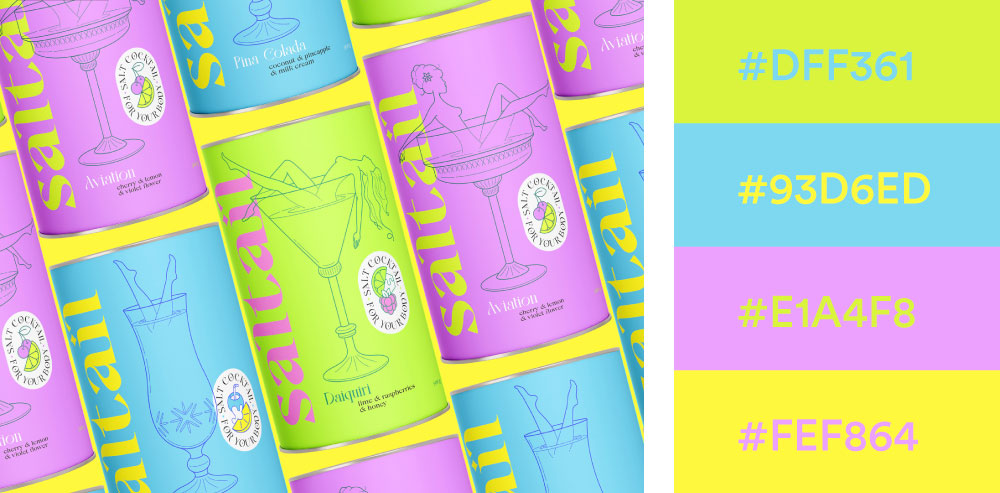 25 Bright Neon Color Palettes for Striking Designs | Looka