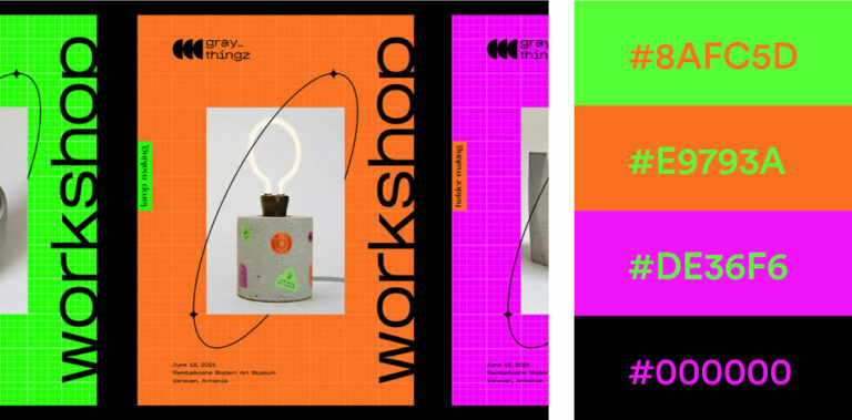 25 Bright Neon Color Palettes for Striking Designs | Looka