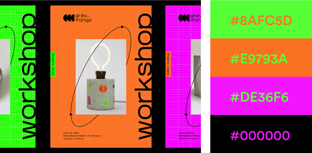 25 Bright Neon Color Palettes for Striking Designs | Looka